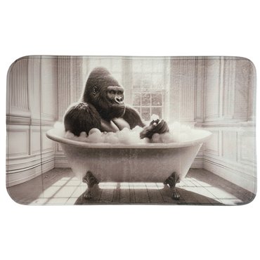 monkey bath mat